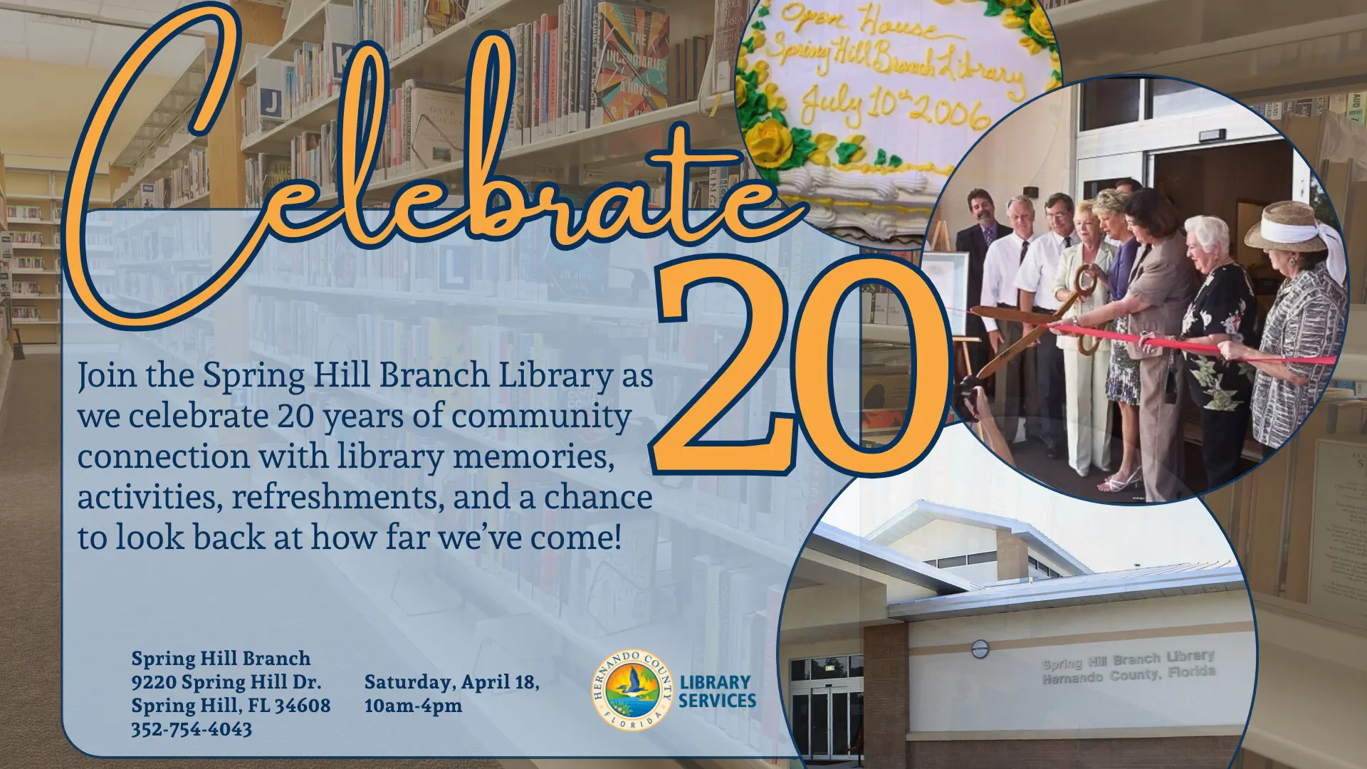 Hernando County Library System Is Celebrating the 20th Anniversary of ...