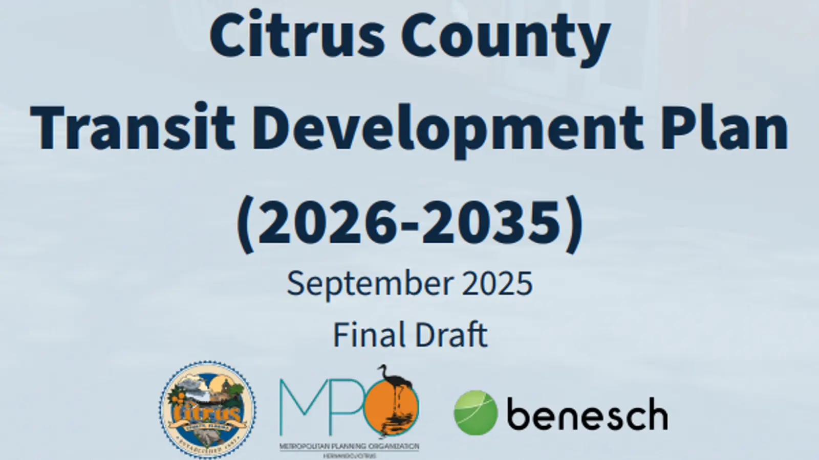 Transit Development Plan | Hernando County